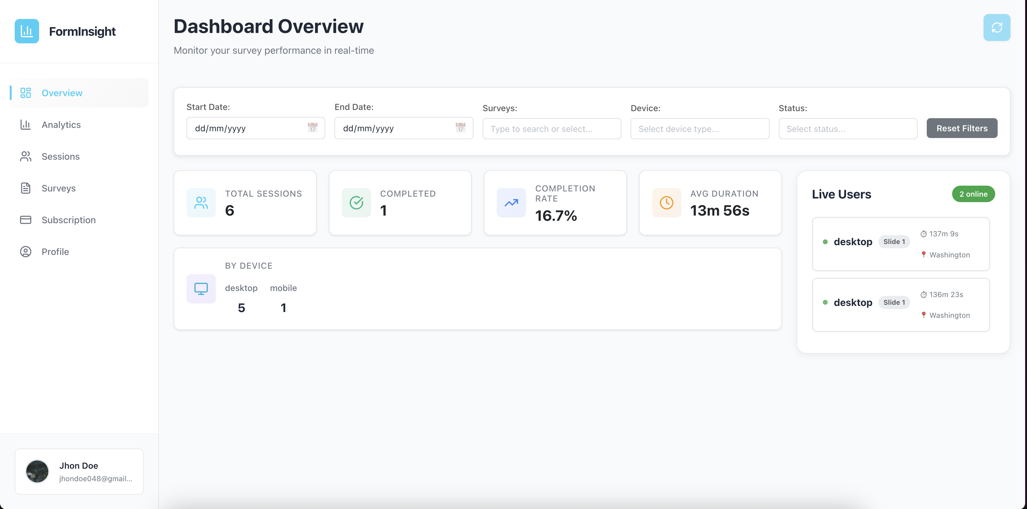 FormInsight - Form Analytics & Conversion Optimization Platform