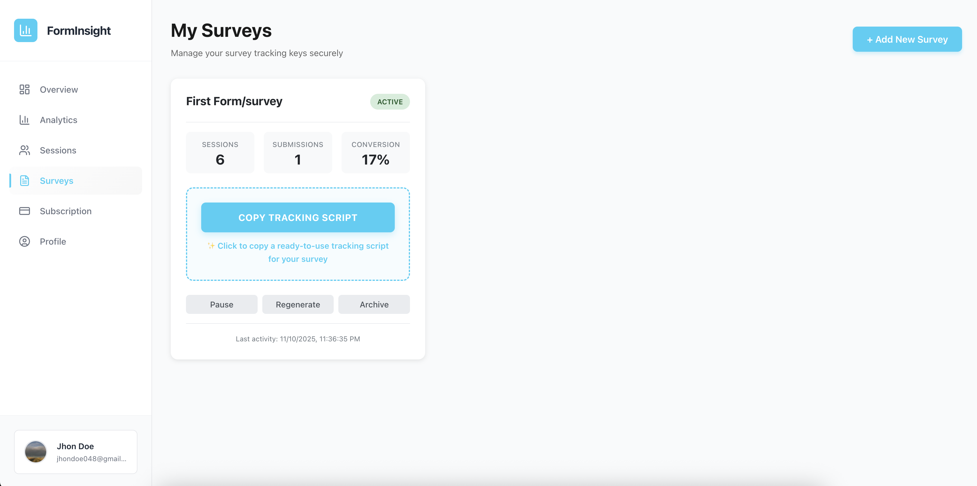 FormInsight - Form Analytics & Conversion Optimization Platform